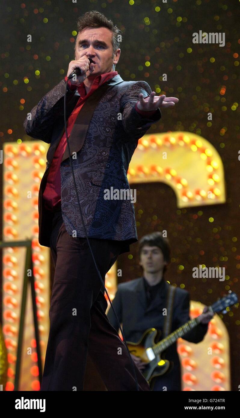 Morrissey glastonbury hi-res stock photography and images - Alamy