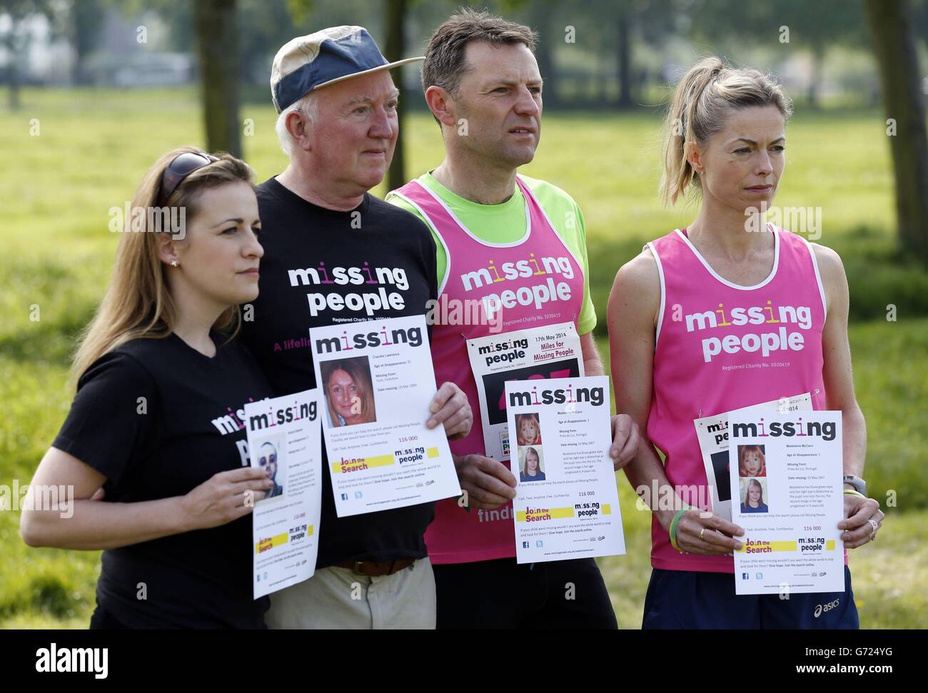 Missing People Charity run Stock Photo - Alamy