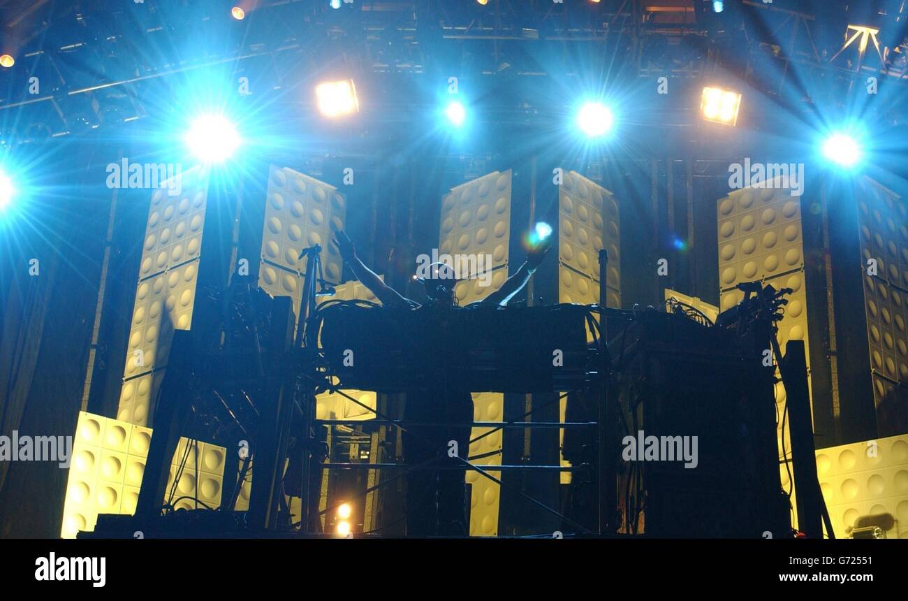 Orbital Glastonbury Festival Stock Photo - Alamy