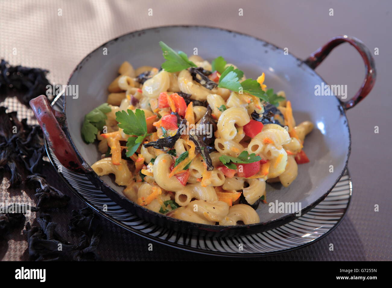 Pasta pan dish Stock Photo - Alamy