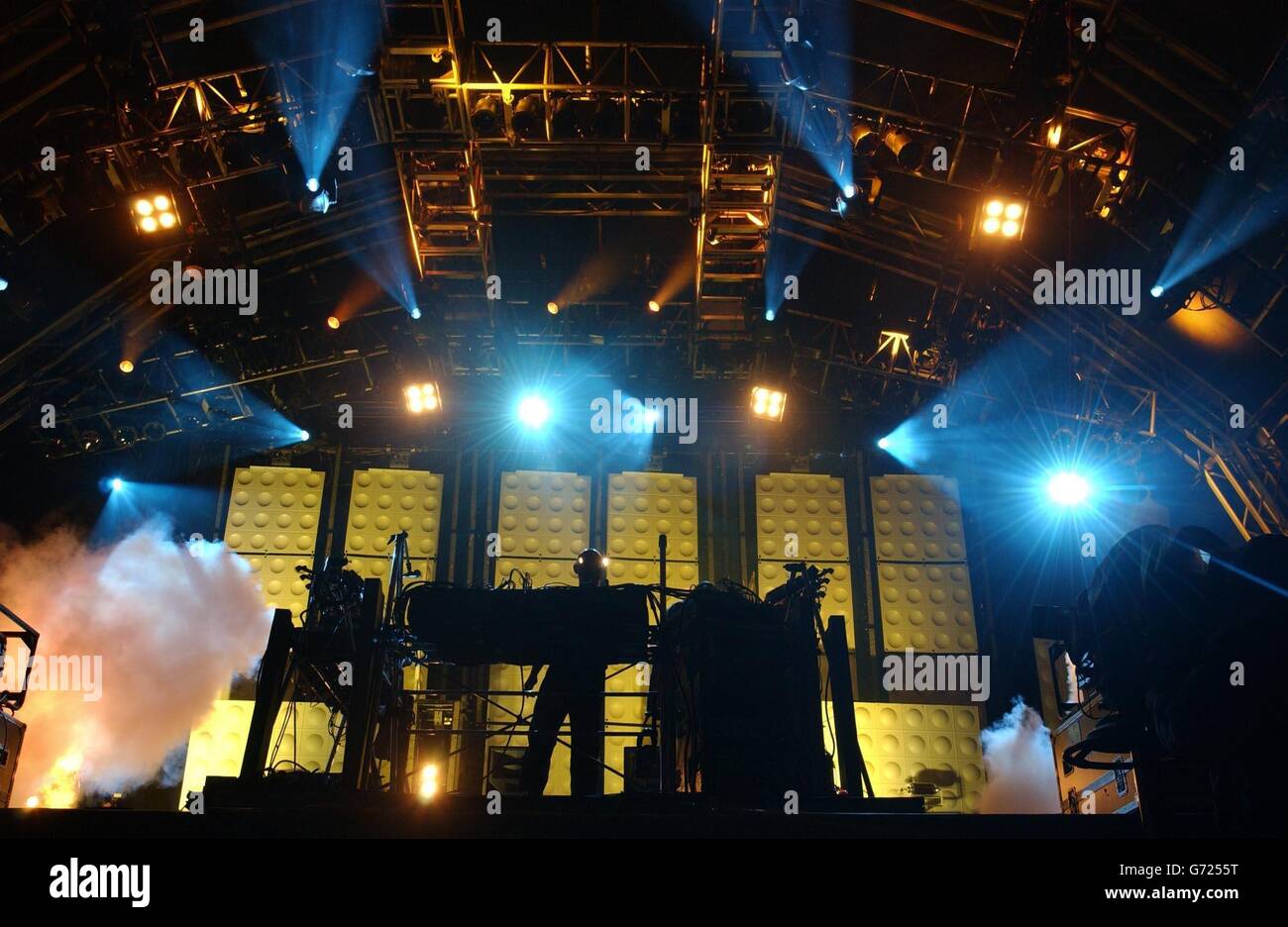 Orbital Glastonbury Festival Stock Photo - Alamy