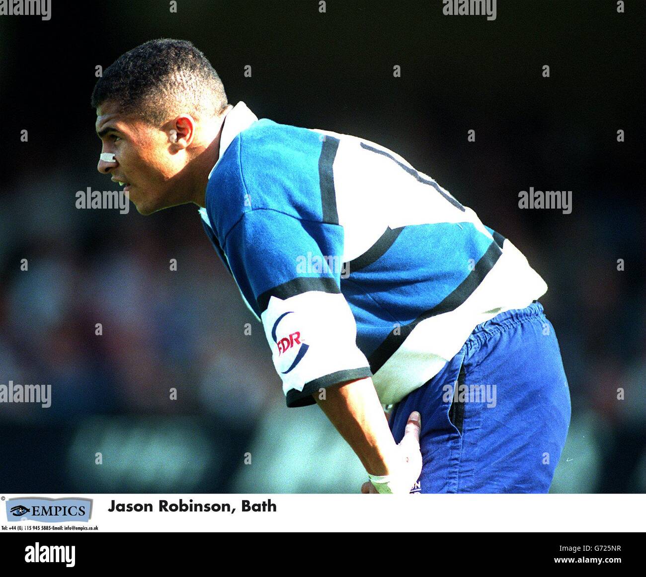 Rugby Union Bath v Wasps. Jason Robinson, Bath Stock Photo - Alamy