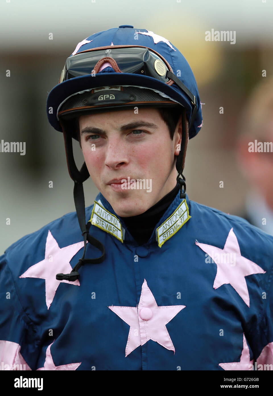 Jockey james doyle at newbury racecourse hi-res stock photography and ...