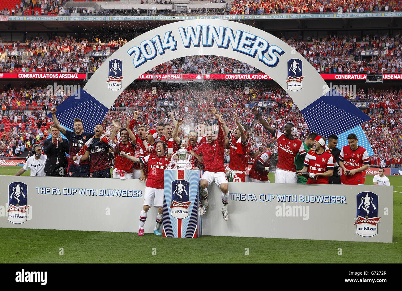 Soccer - FA Cup - Final - Arsenal v Hull City - Wembley Stadium Stock ...