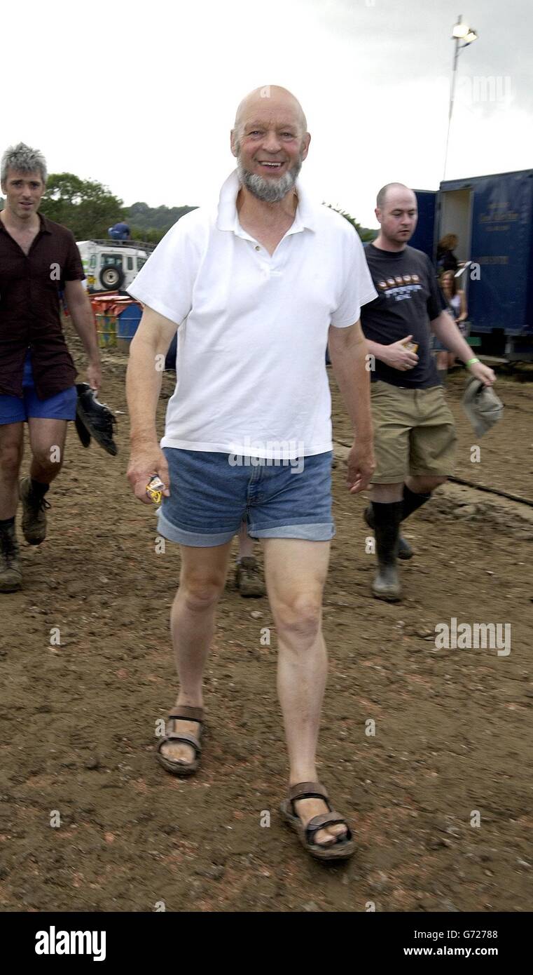 Glastonbury festival organiser michael eavis hi-res stock photography ...