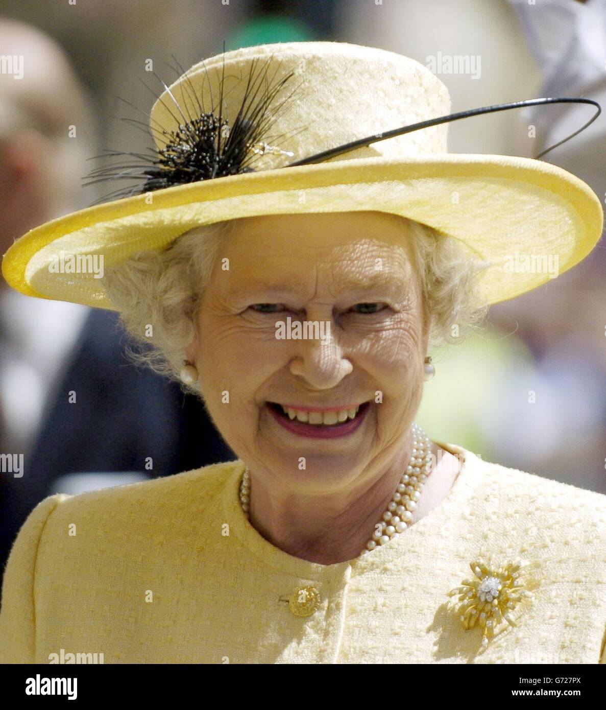 The Queen visits Forfar Stock Photo - Alamy