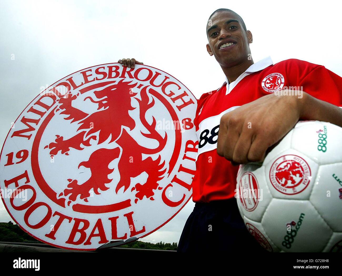 Middlesbrough new signing Michael Reiziger at the Rockliffe Park ...