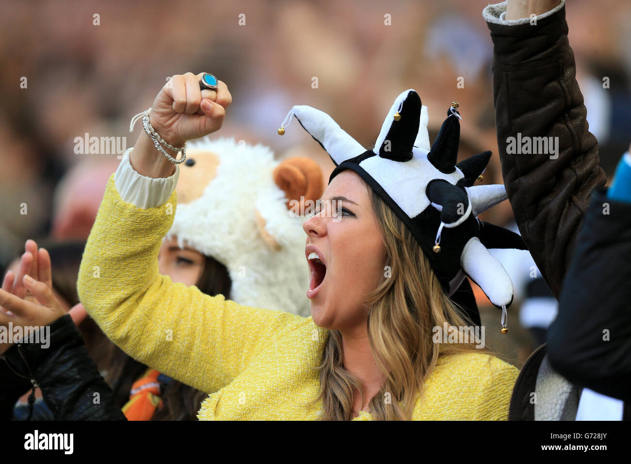 Derby fans wembley hi-res stock photography and images - Alamy