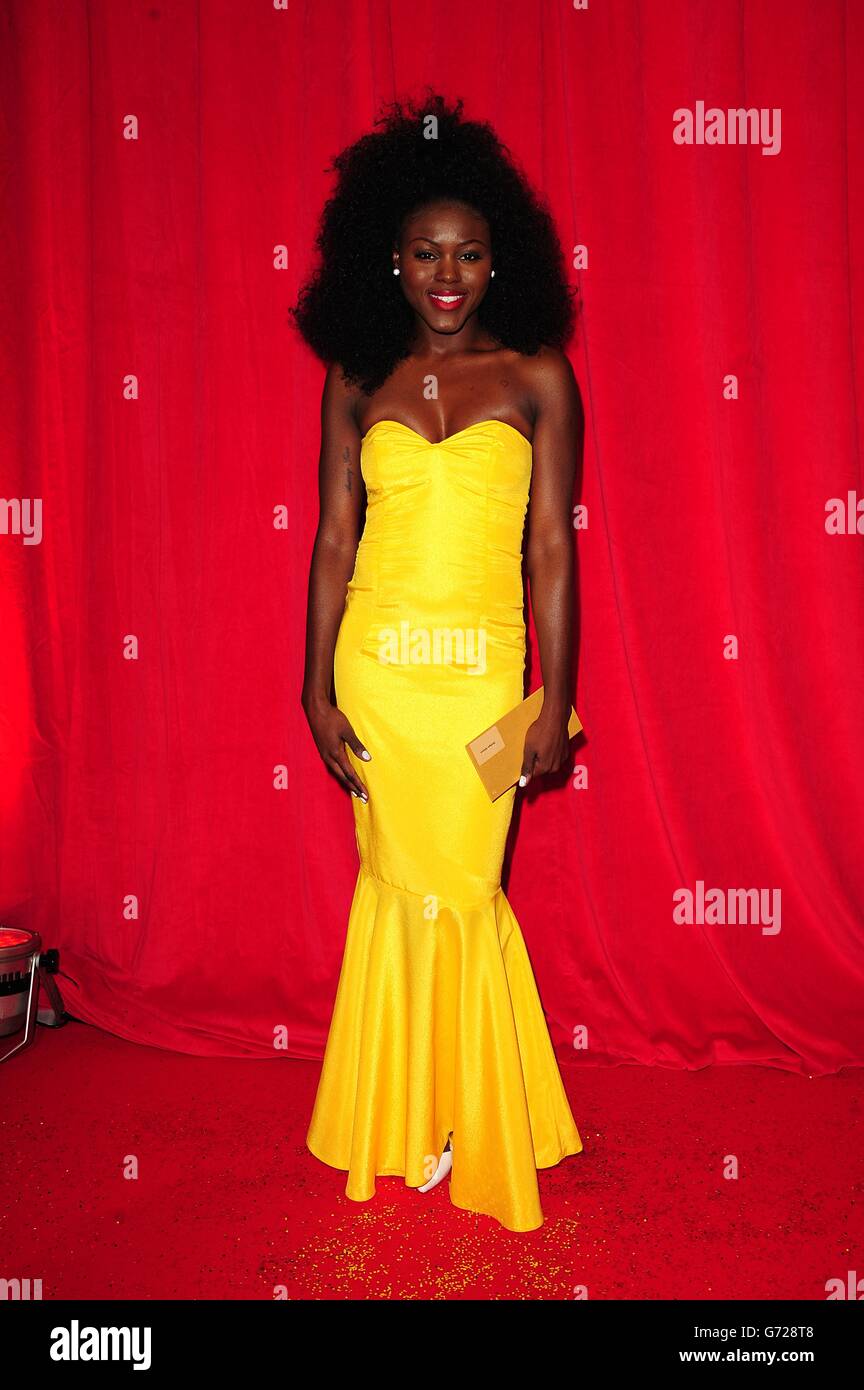 The British Soap Awards - London. Modupe Adeyeye arriving for the 2014 ...
