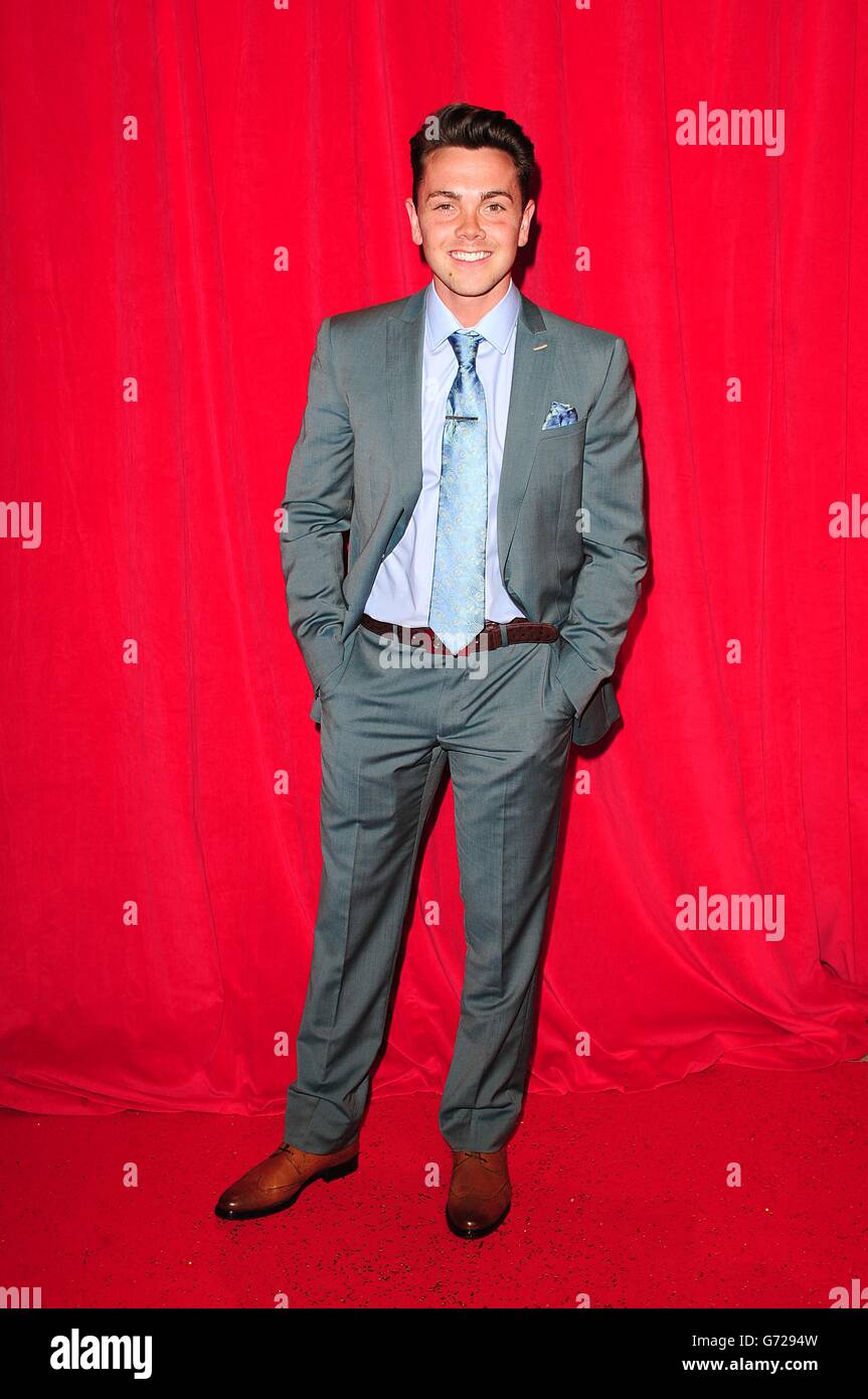 Ray Quinn arriving for the 2014 British Soap Awards at The Hackney ...