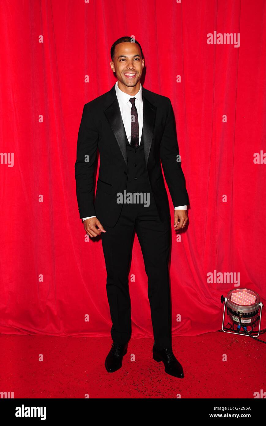 Marvin Humes arriving for the 2014 British Soap Awards at The Hackney ...