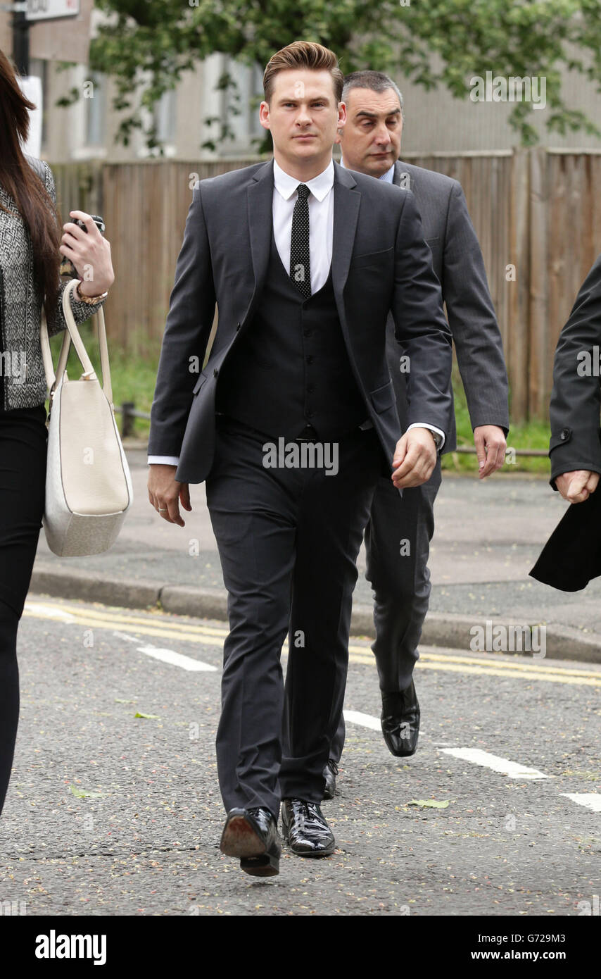 Lee Ryan court case Stock Photo - Alamy