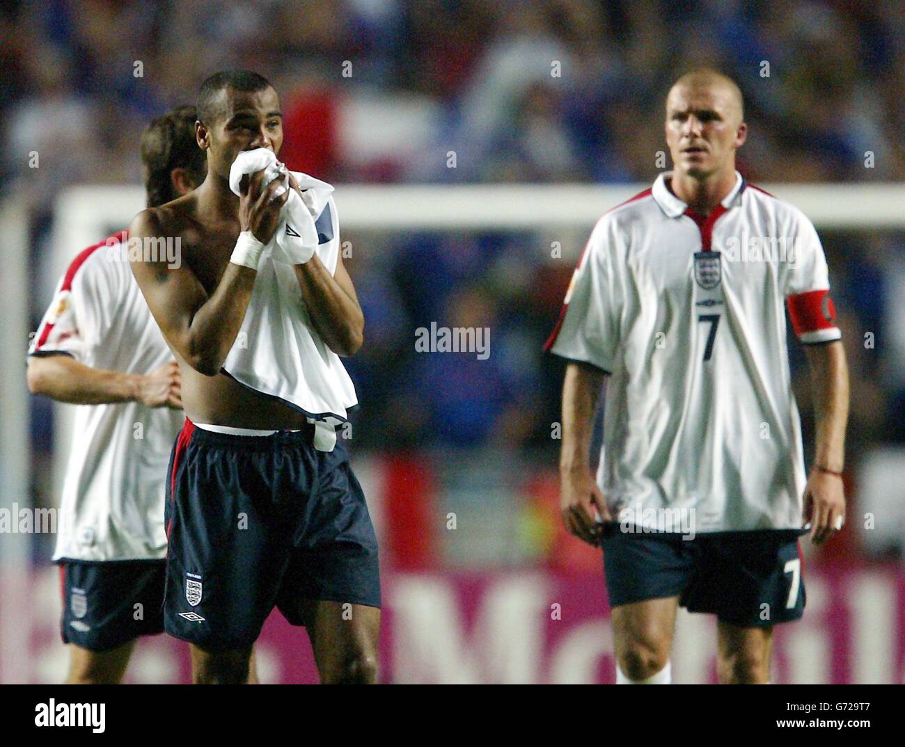EURO 2004 - England V France Stock Photo - Alamy