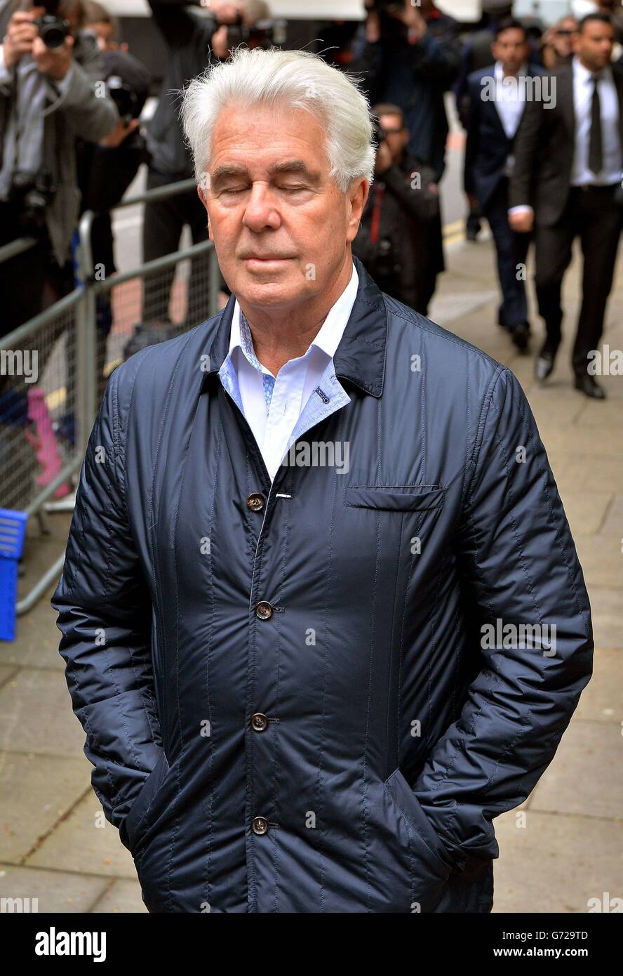 Publicist Max Clifford, arriving at Southwark Crown Court where he is ...