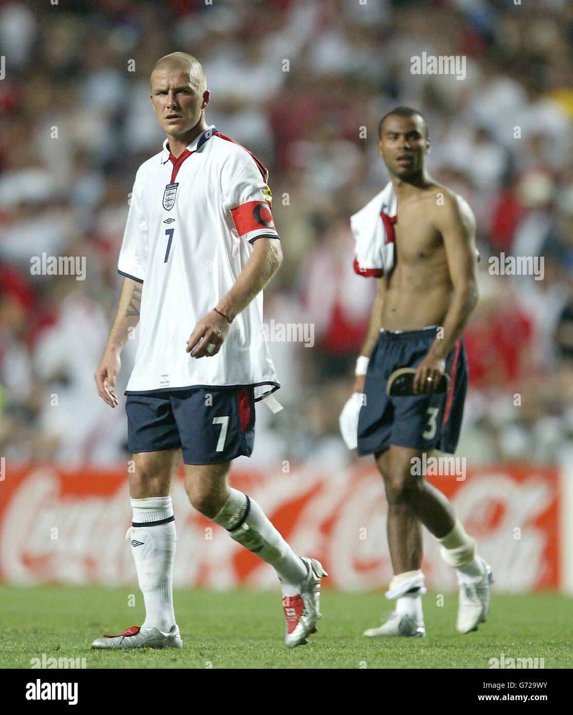 EURO 2004 - England V France Stock Photo - Alamy