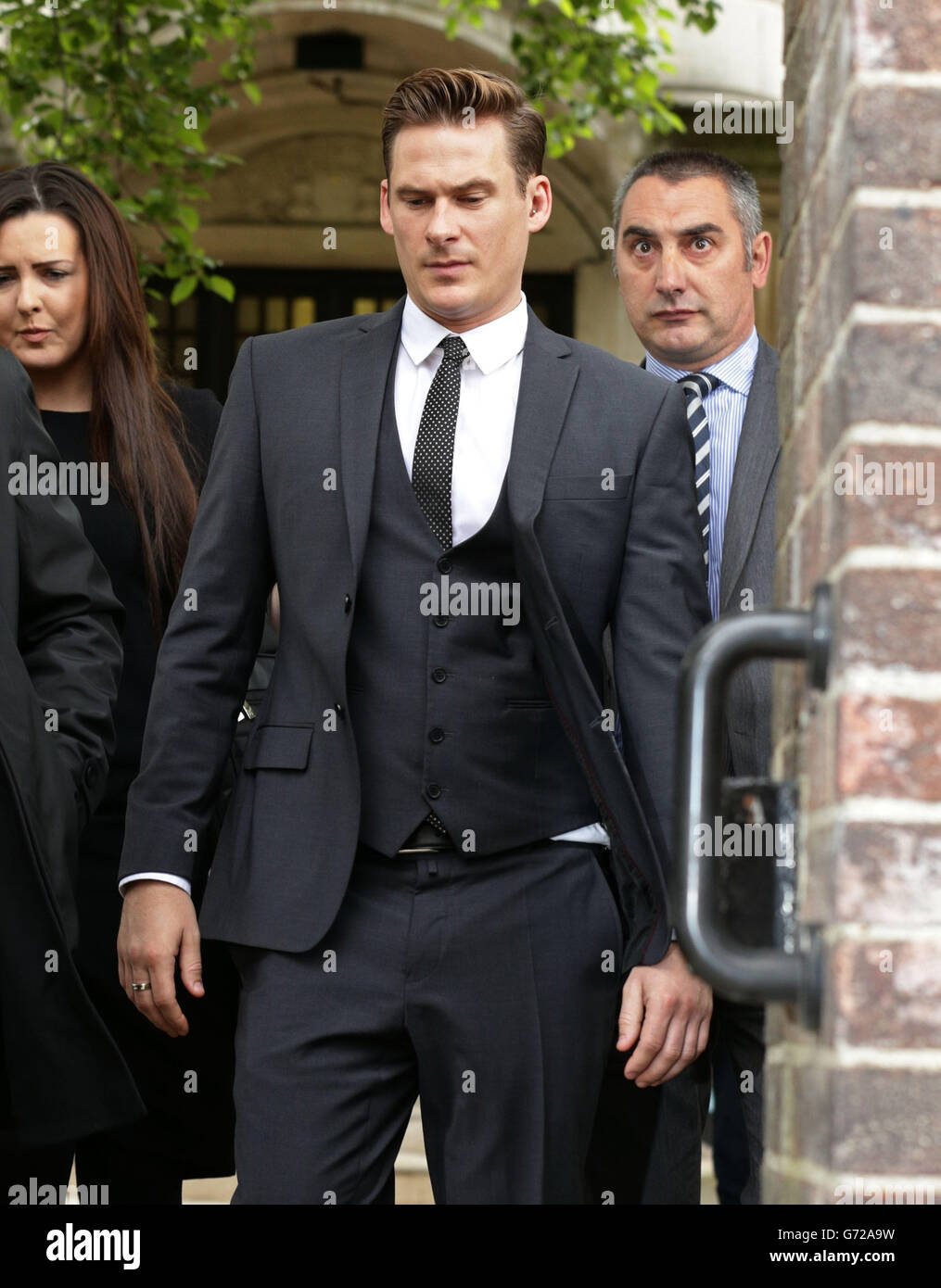 Lee Ryan court case Stock Photo - Alamy