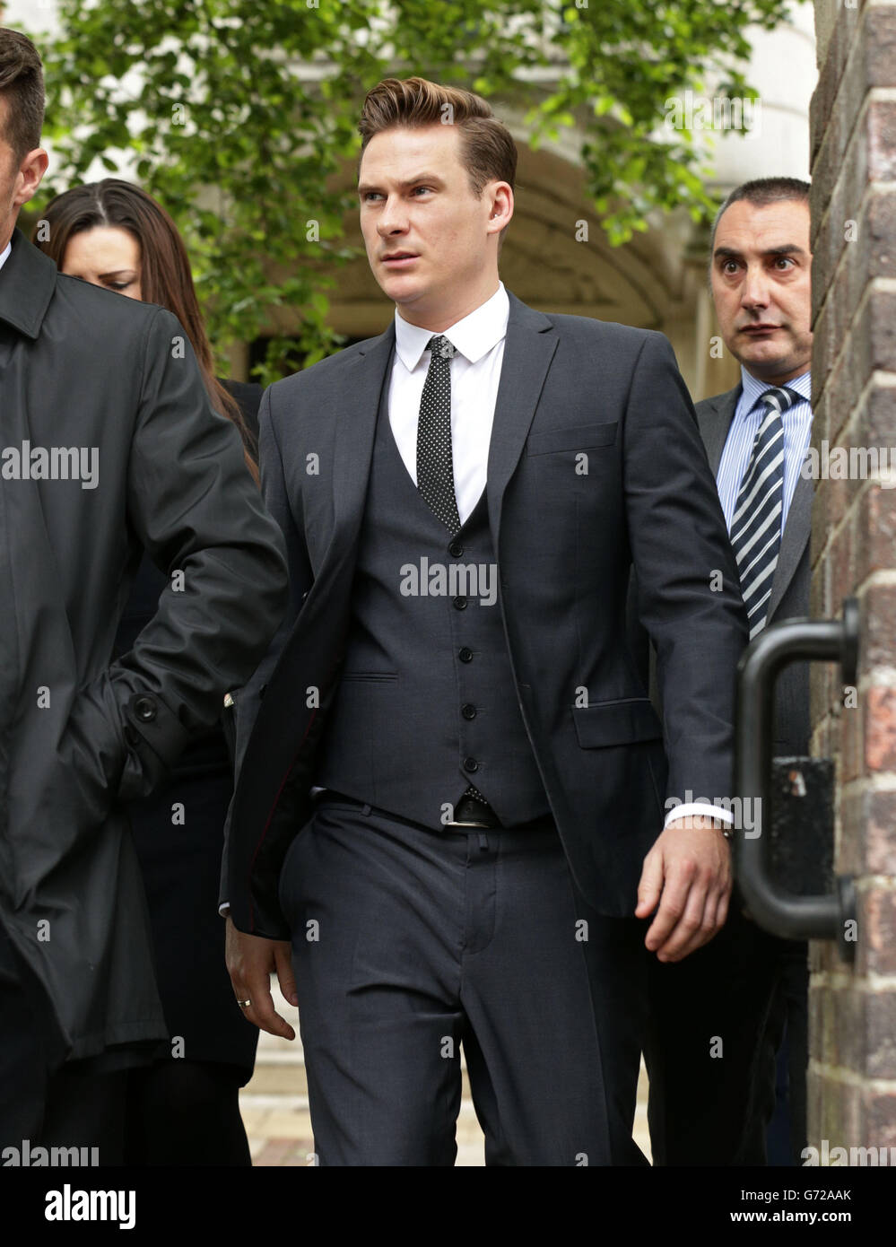 Lee Ryan court case Stock Photo - Alamy