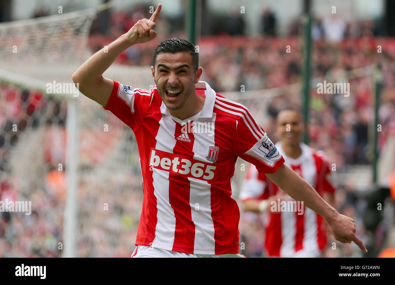 Stoke citys oussama assaidi barclays premier league match britannia ...