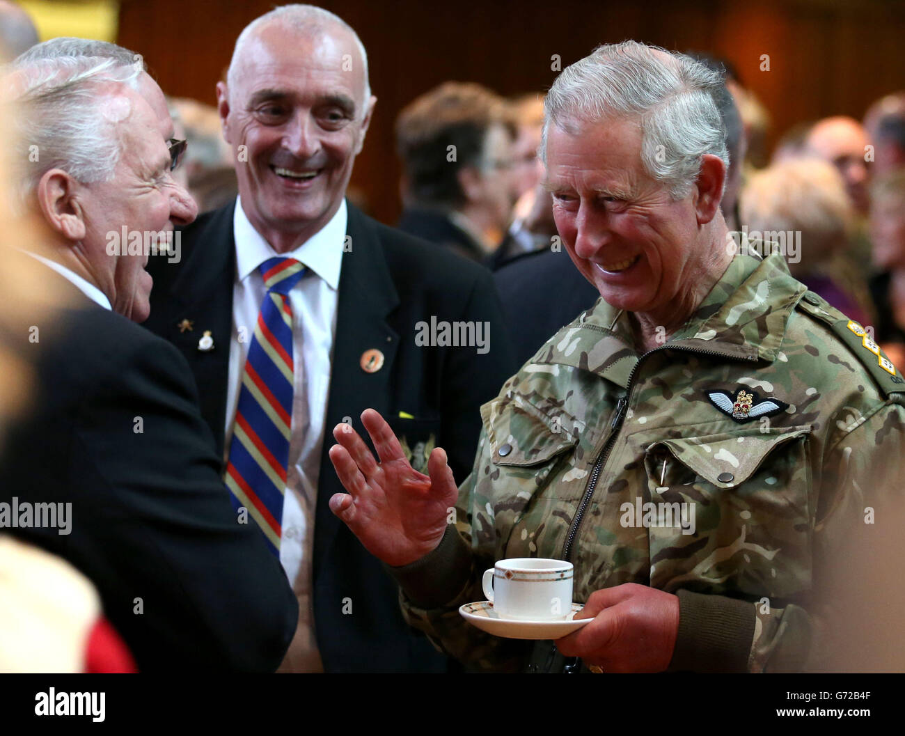 The Prince of Wales, Royal Colonel for the Queens Own Yeomanry, during ...