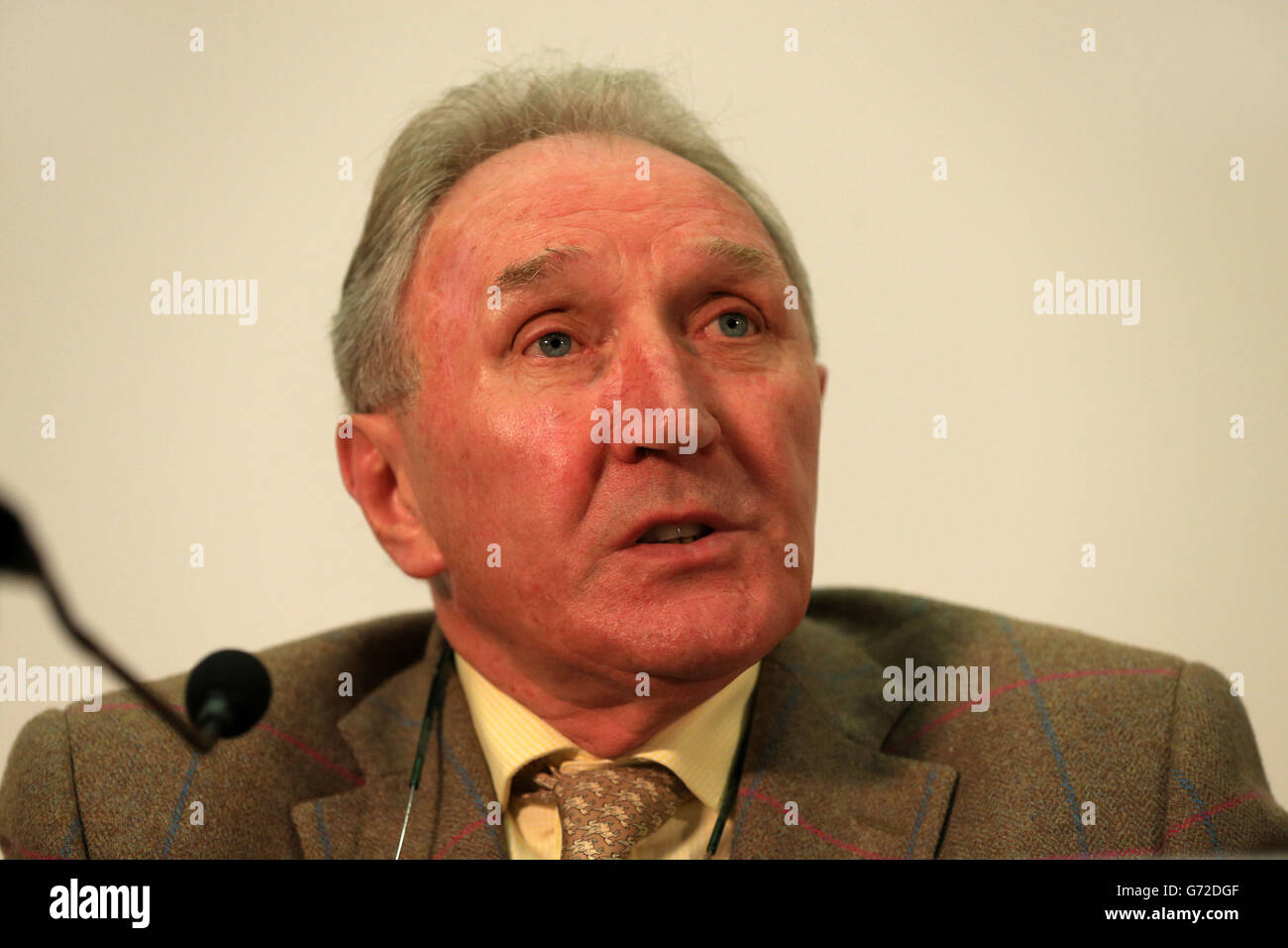 Howard Wilkinson the former Leeds United and England caretaker Manager ...