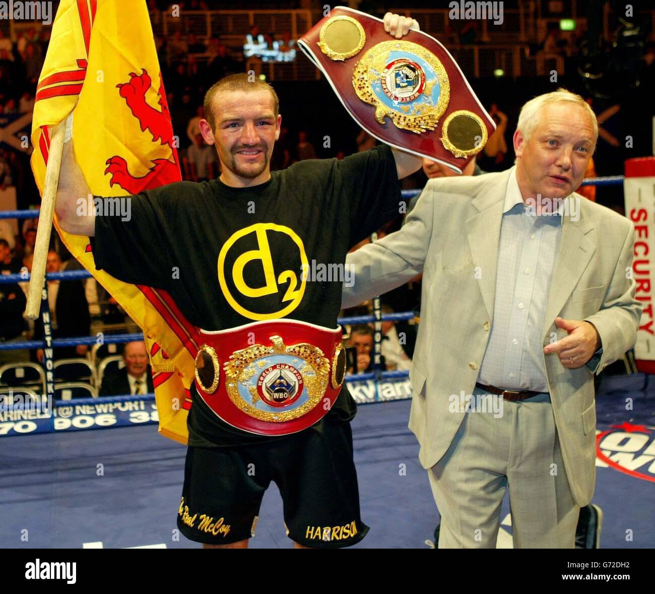 Scott Harrison - WBO Featherweight Championship Stock Photo - Alamy