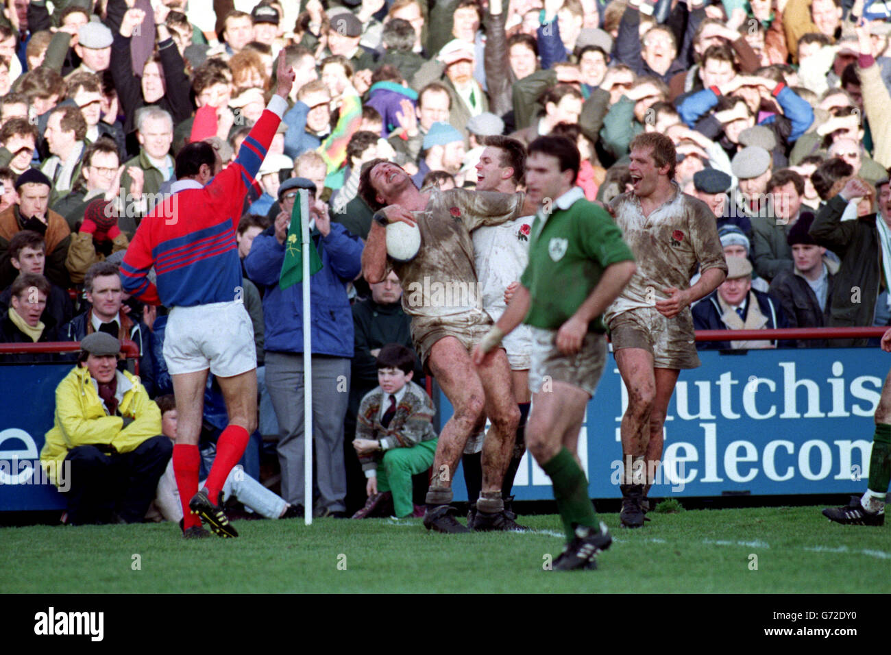 Five nations rugby ireland v england lansdowne road hi-res stock ...
