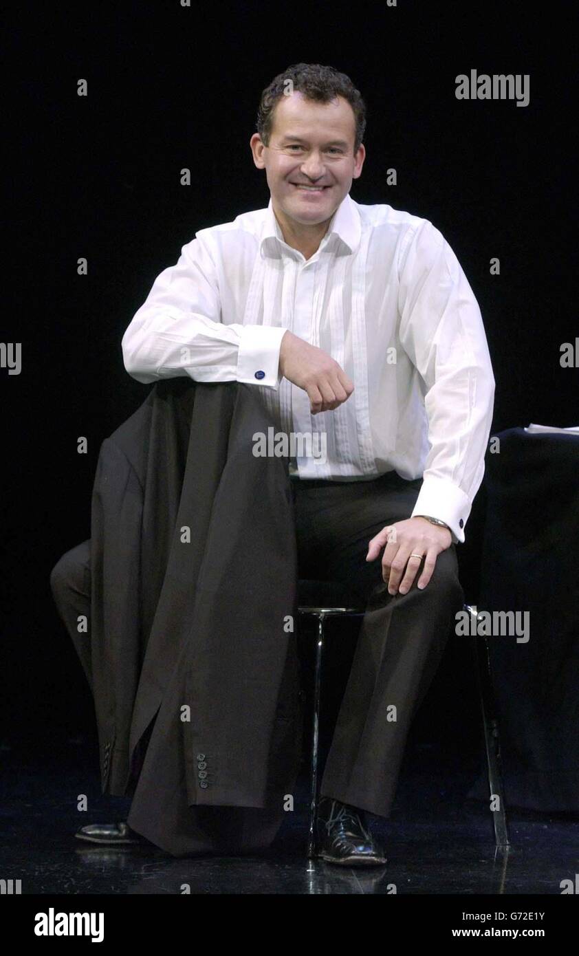 Paul Burrell one man stage show launch Stock Photo - Alamy