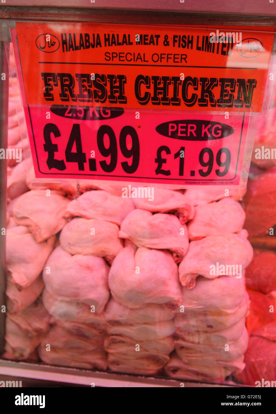 Halal butchers hi-res stock photography and images - Alamy