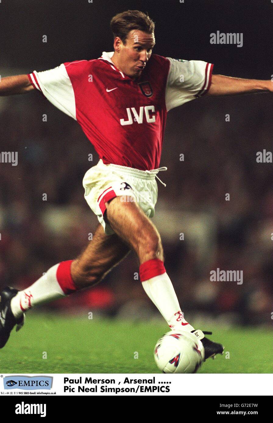 Paul merson arsenal premier league hi-res stock photography and images ...