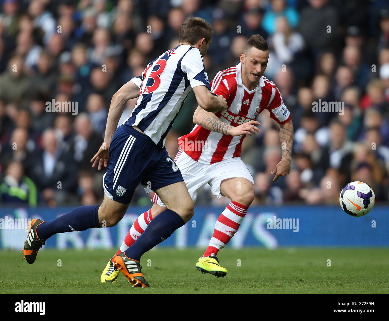 Soccer - Barclays Premier League - West Bromwich Albion v Stoke City - The Hawthorns Stock Photo ...