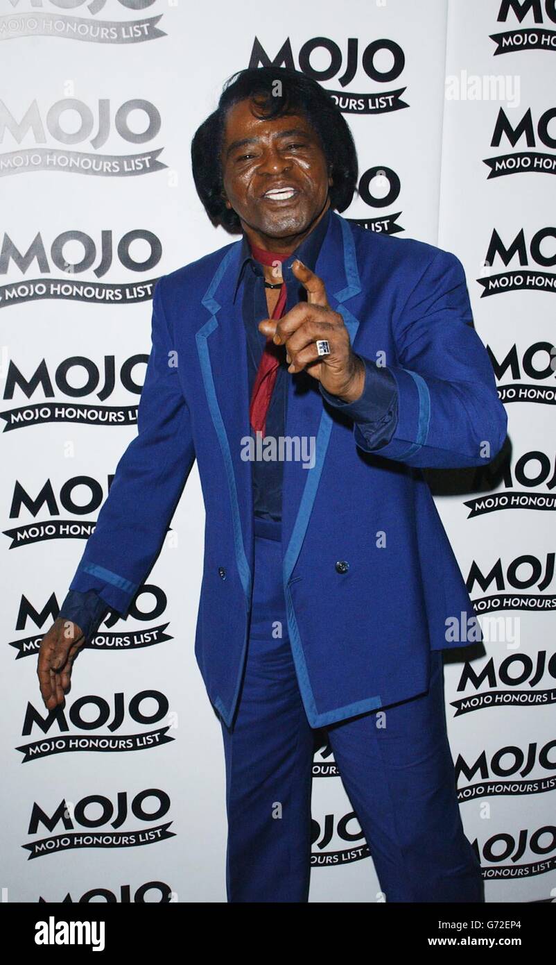 James Brown MOJO Honours List Award Stock Photo - Alamy