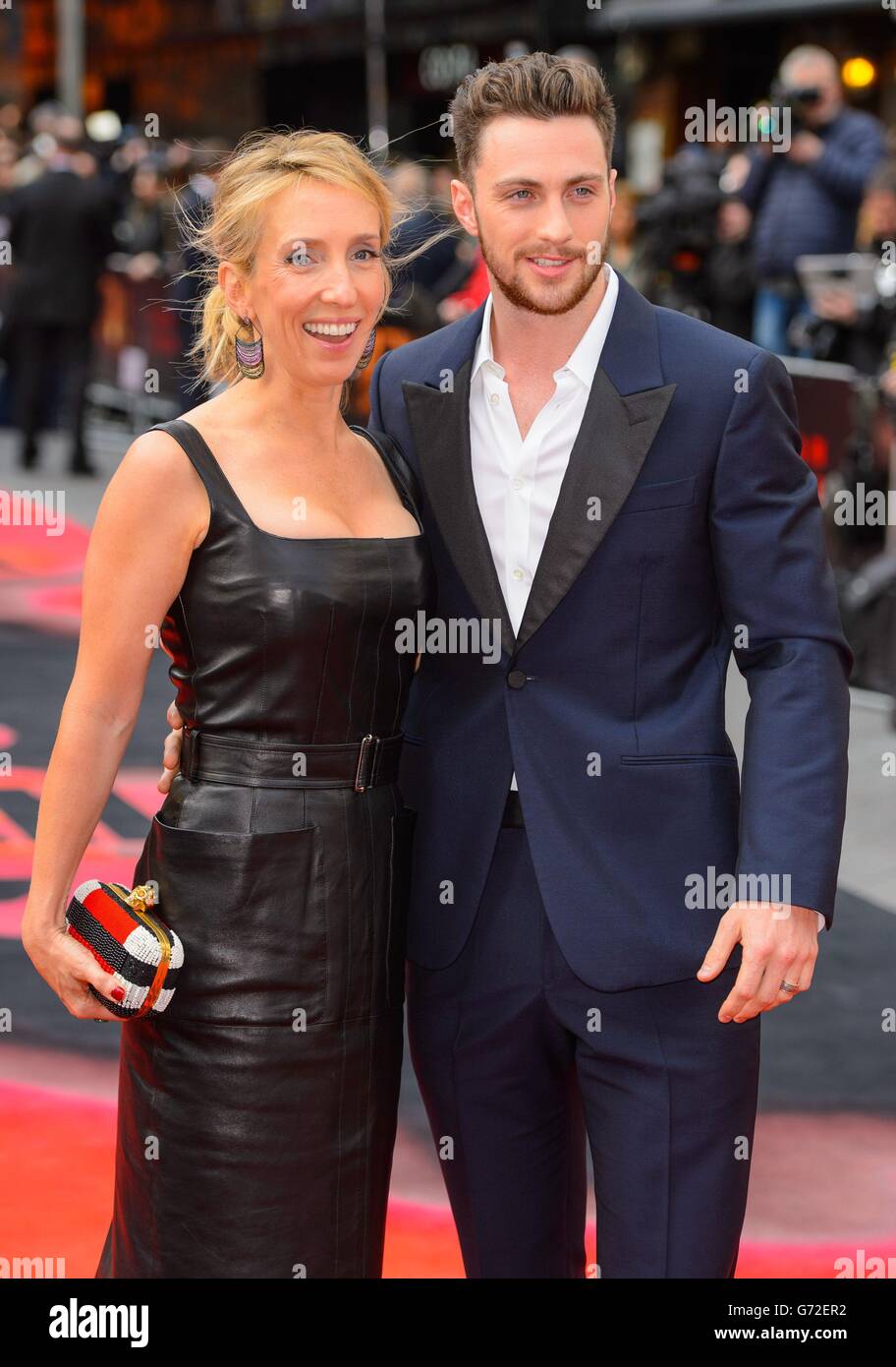 Sam Taylor-Wood and Aaron Taylor-Johnson arriving at the European ...
