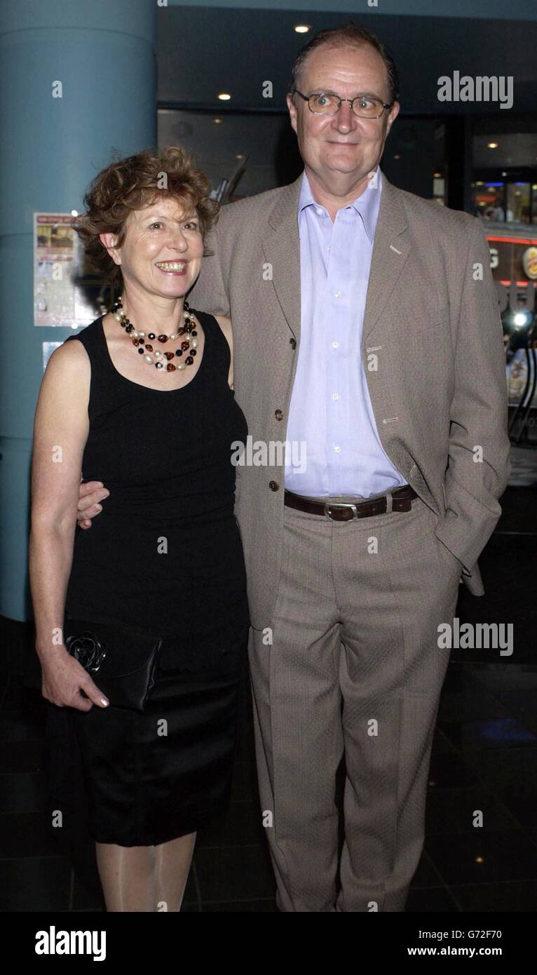 Star of the film Jim Broadbent and his wife Anastacia arrive for the ...
