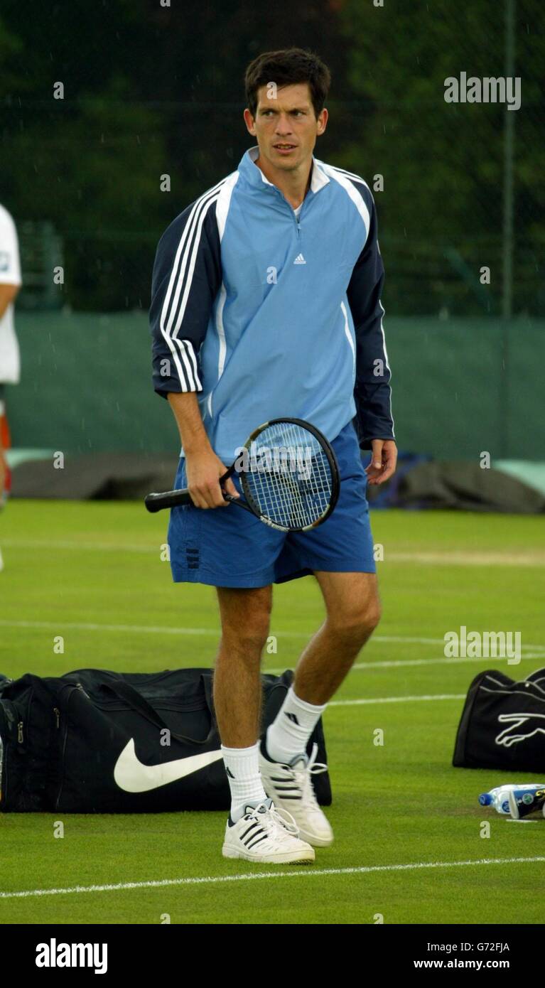 Tim henman training hi-res stock photography and images - Alamy