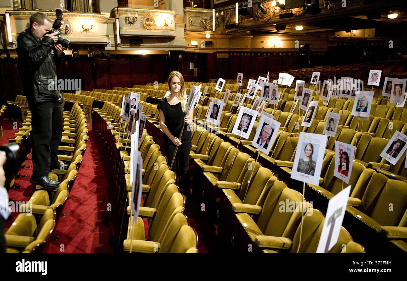BAFTA Camera Blocking Rehearsal - London Stock Photo - Alamy