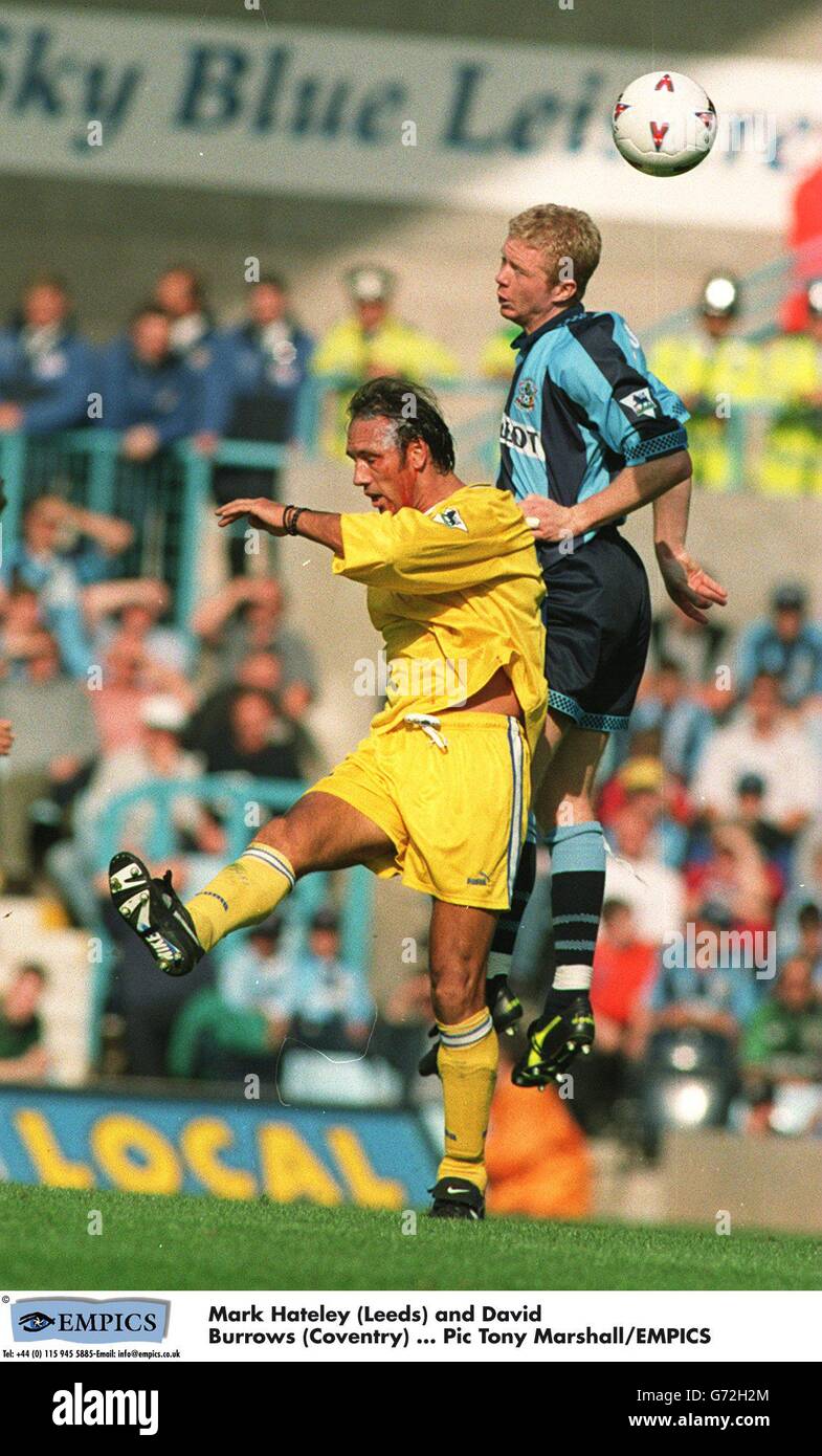 Premier League Soccer - Coventry City v Leeds United. Mark Hateley ...