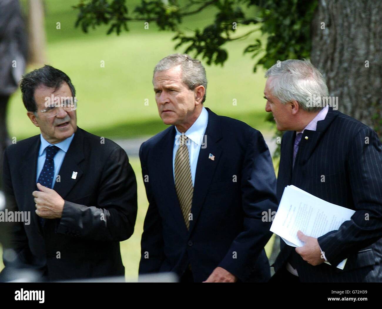 George w bush ireland visit hi-res stock photography and images - Alamy