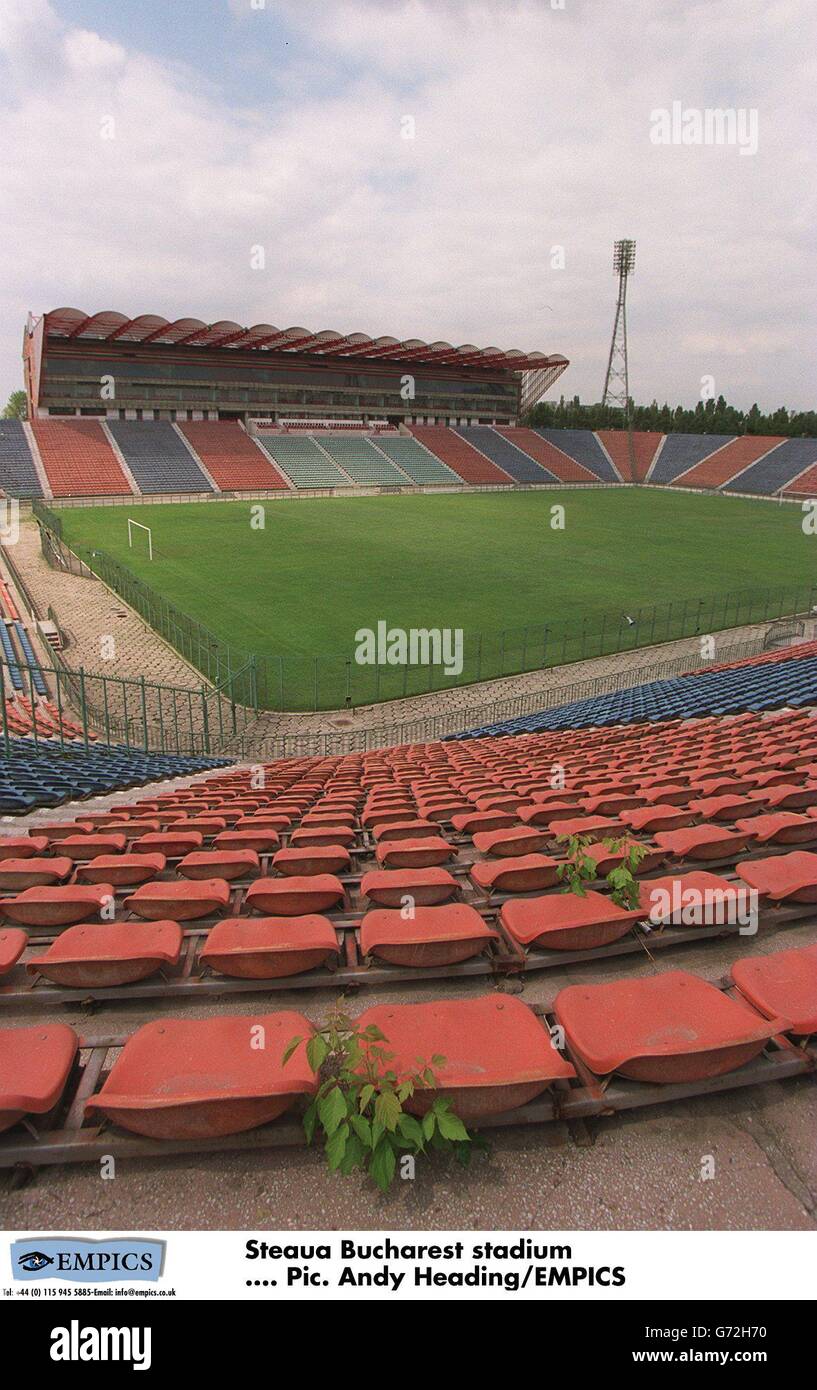 UEFA Champions League Soccer. Steaua Bucharest stadium Stock Photo - Alamy