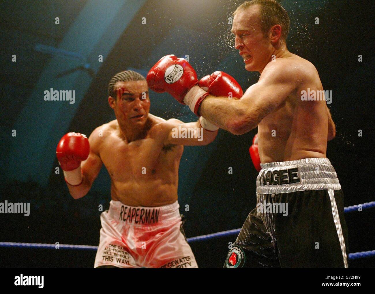 Sport boxing action brian magee hi-res stock photography and images - Alamy