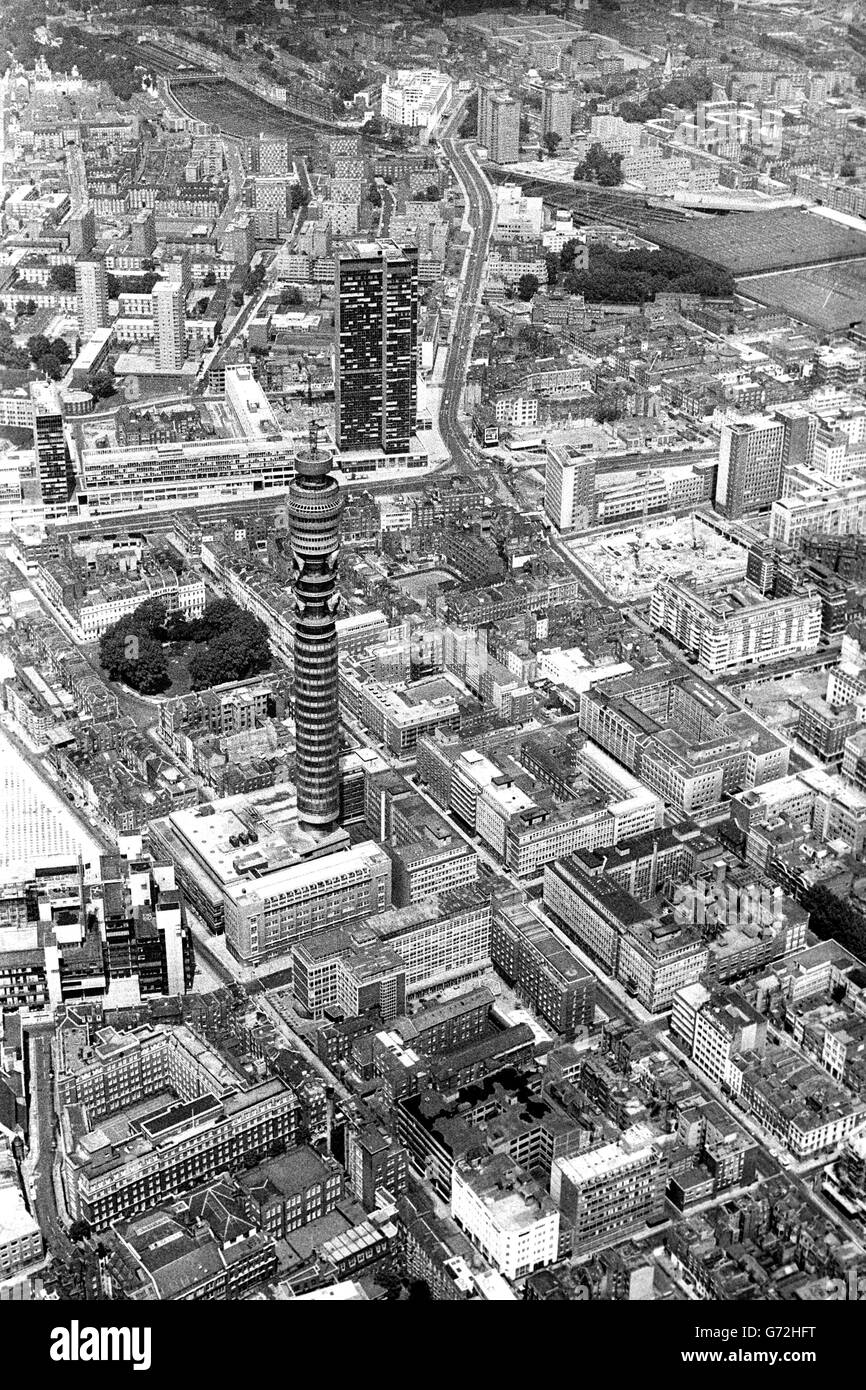 Buildings and Landmarks - Post Office Tower - London. The 620ft Post ...