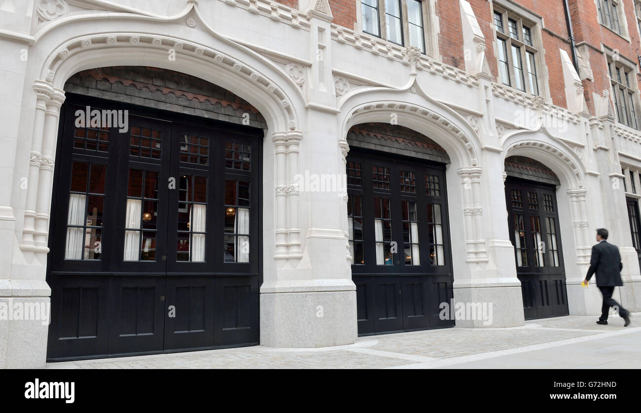 Chiltern Firehouse stock. The Chiltern Firehouse in Marylebone, London ...