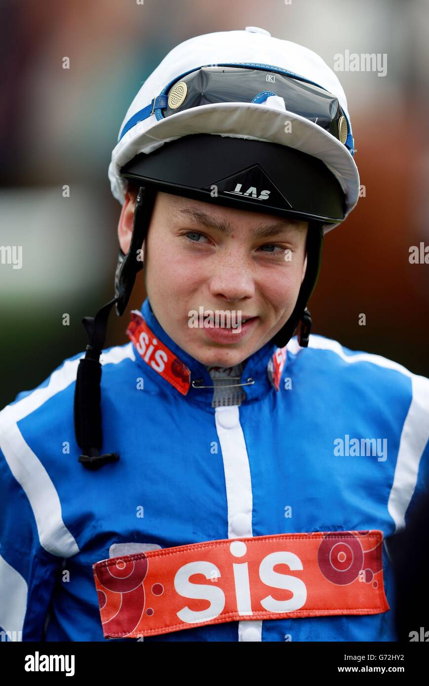 Jockey callum shepherd starlight charity raceday newbury racecourse hi ...