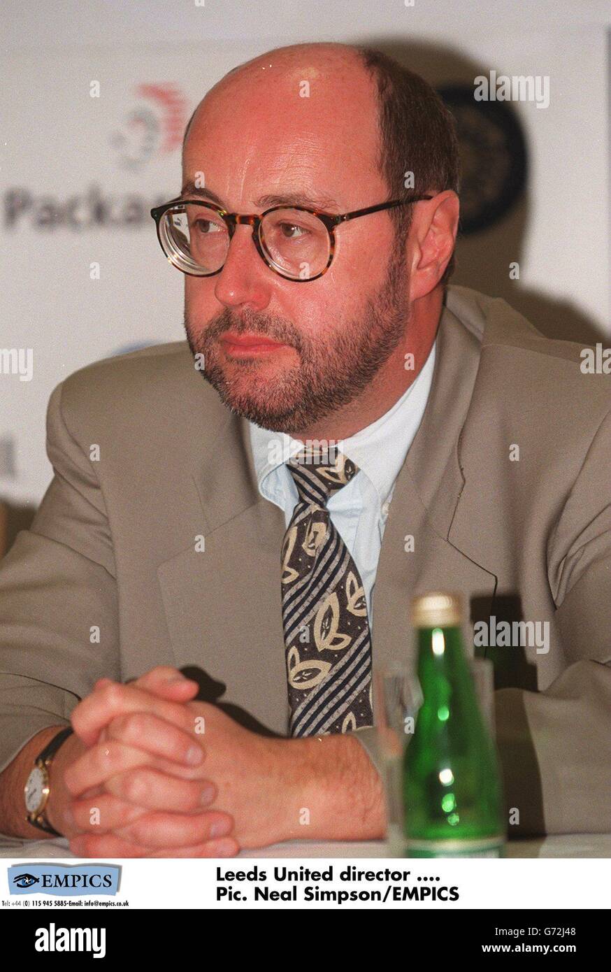 Soccer. Leeds United director Stock Photo - Alamy