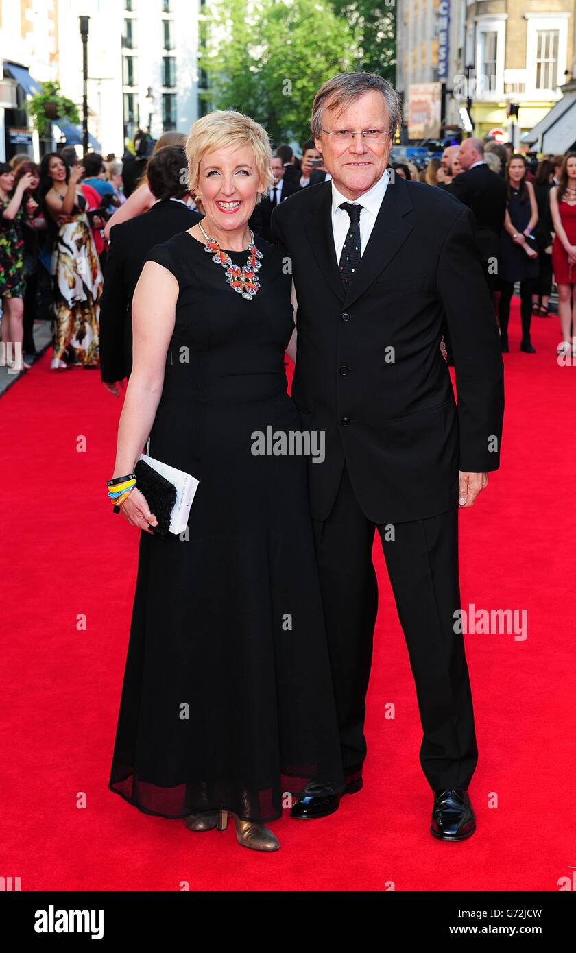 David Neilson and Julie Hesmondhalgh arriving for the 2014 Arqiva ...