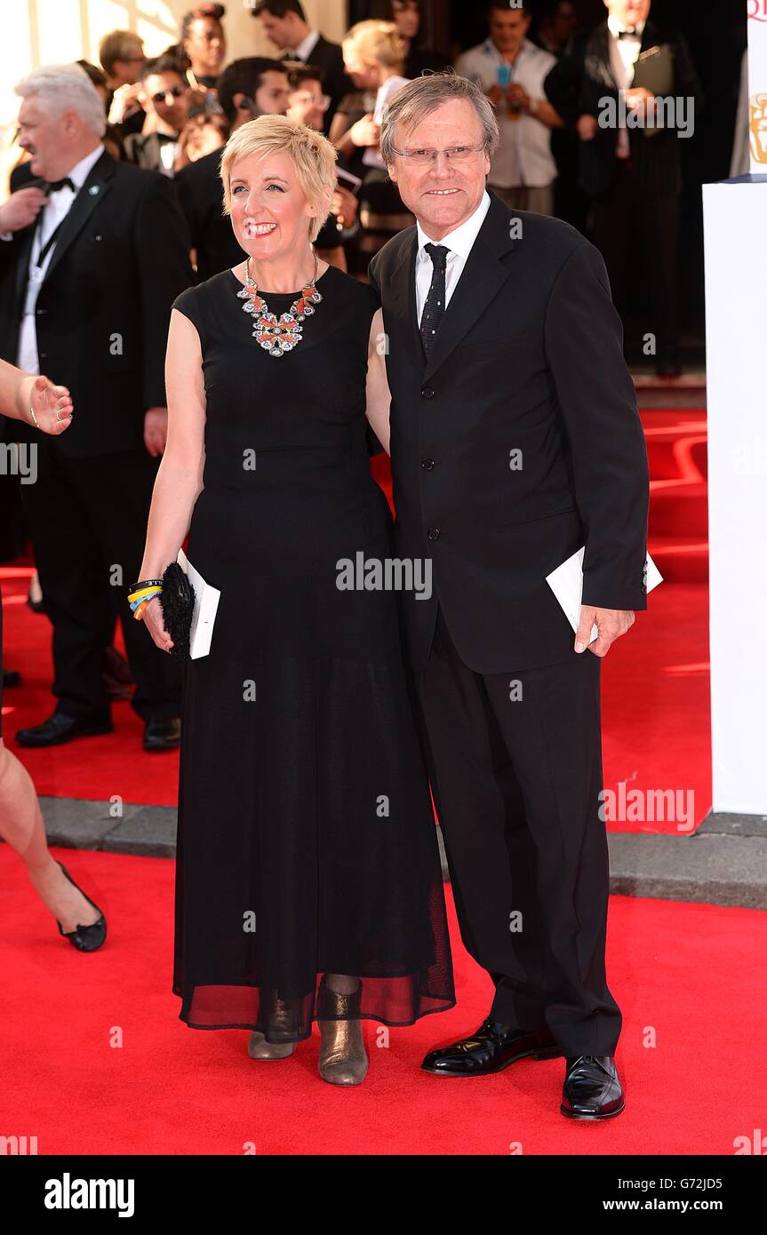 Julie Hesmondhalgh and David Neilson arriving for the 2014 Arqiva ...