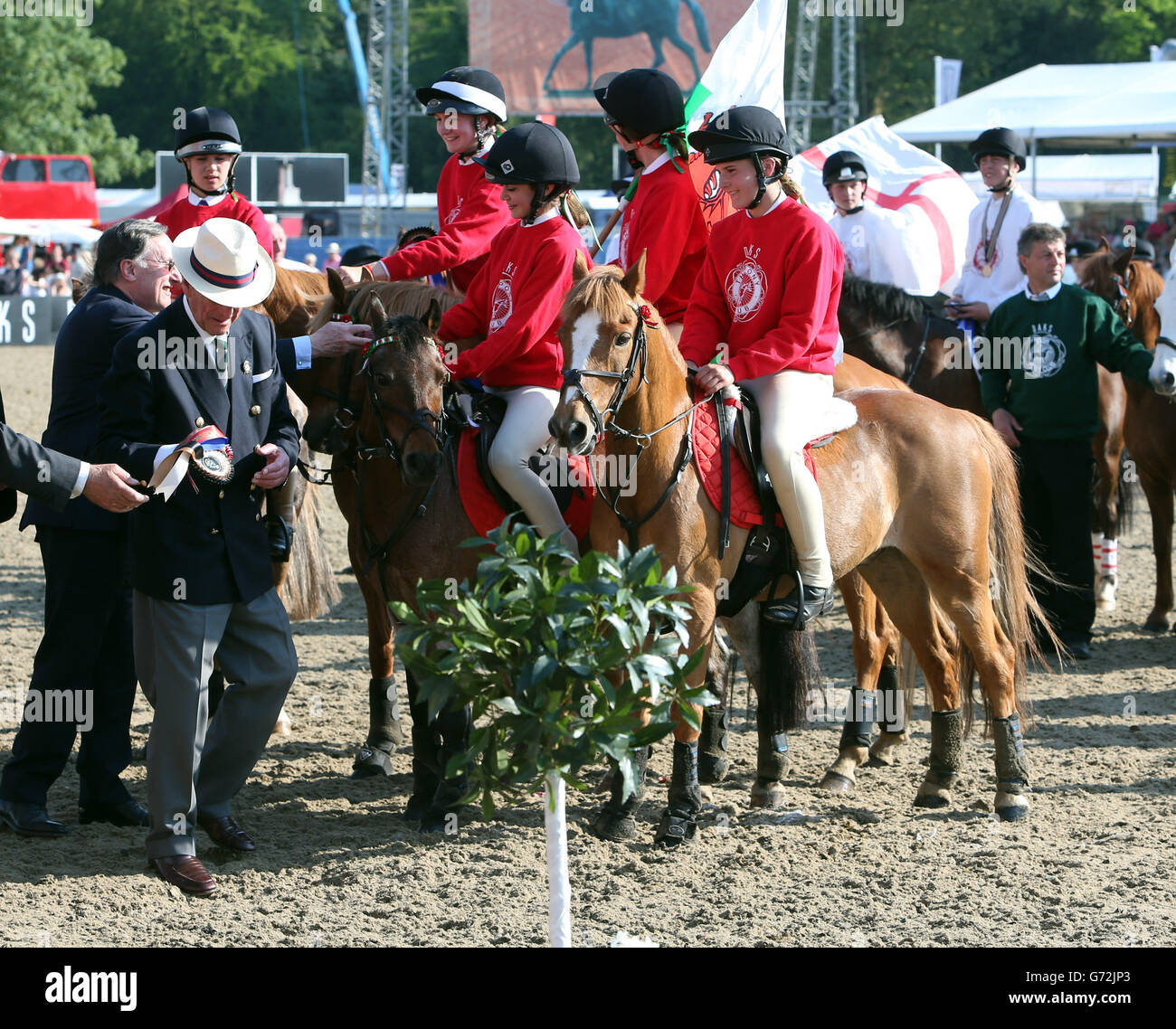 Daks pony club mounted games royal windsor horse show hi-res stock ...