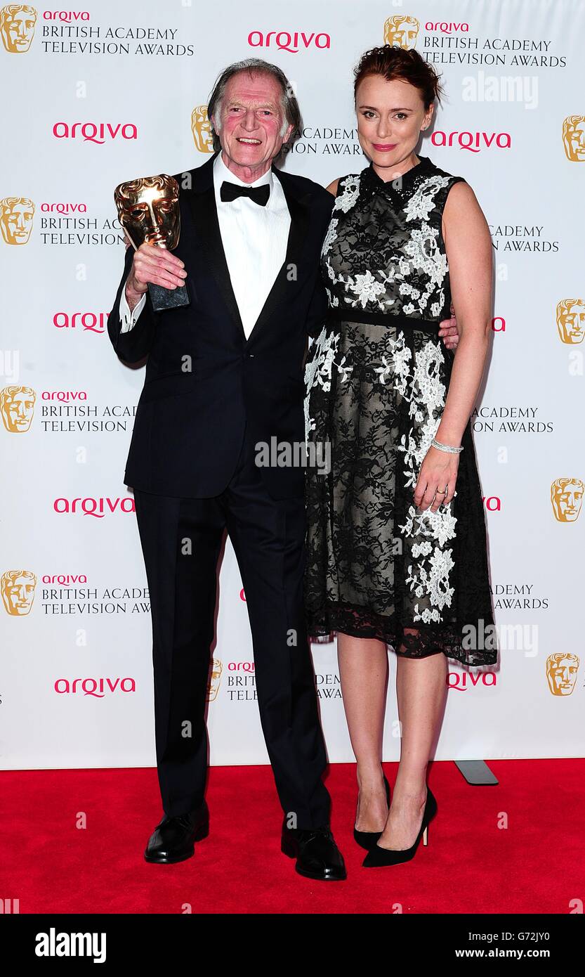 David Bradley with the Supporting Actor Award for Broadchurch ...