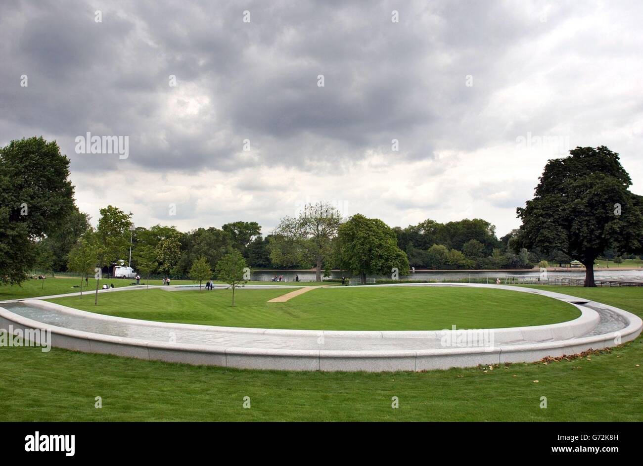 General view of the Diana, Princess of Wales Memorial Fountain in ...