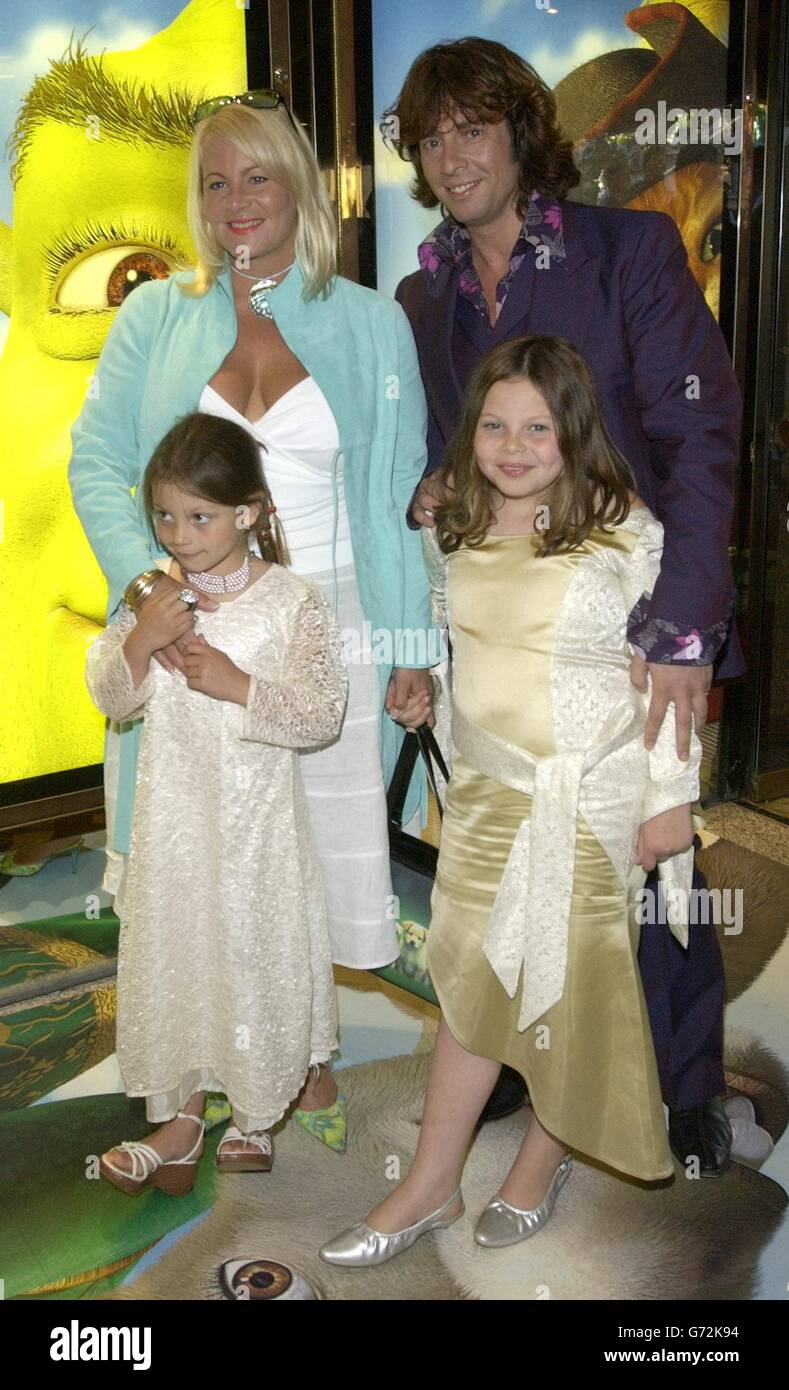 Lawrence and Jackie Llewelyn Bowen with their kids arrive for the ...