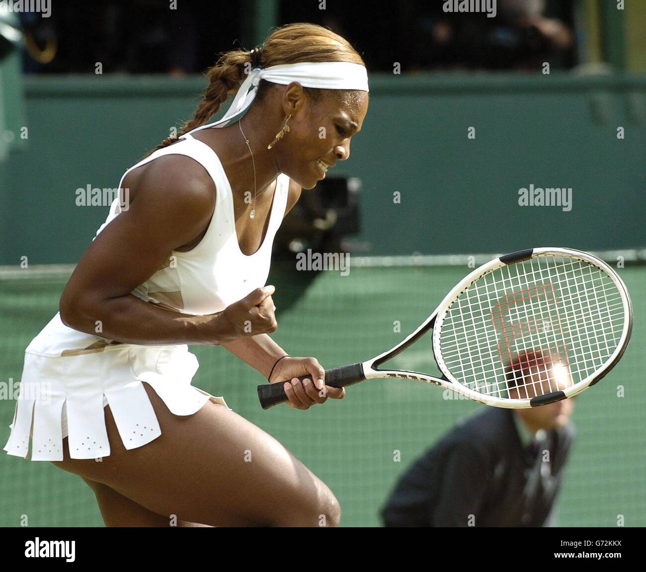 Wimbledon 2004 final of the ladies singles tournament hi-res stock ...